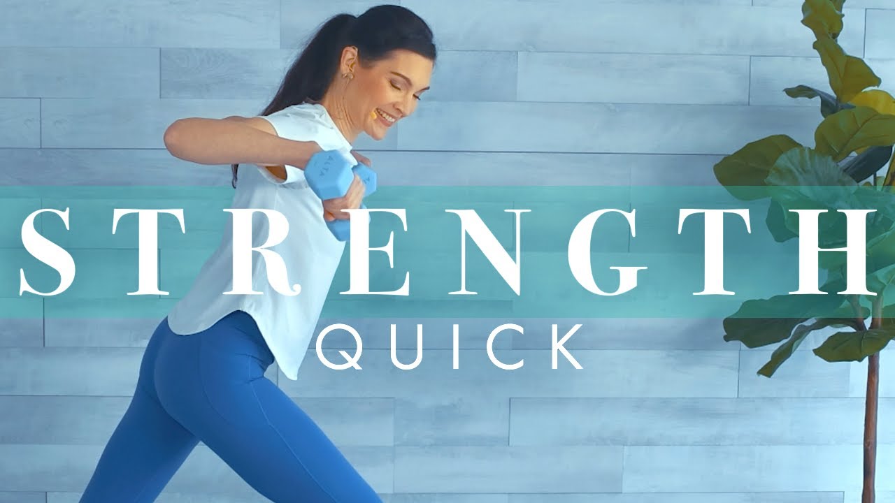 10 Minute Full body Strength Workout for Beginners & Seniors ...